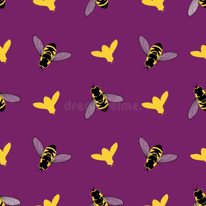 Bumble Bees Fabric Stock Illustrations – 654 Bumble Bees Fabric Stock ...