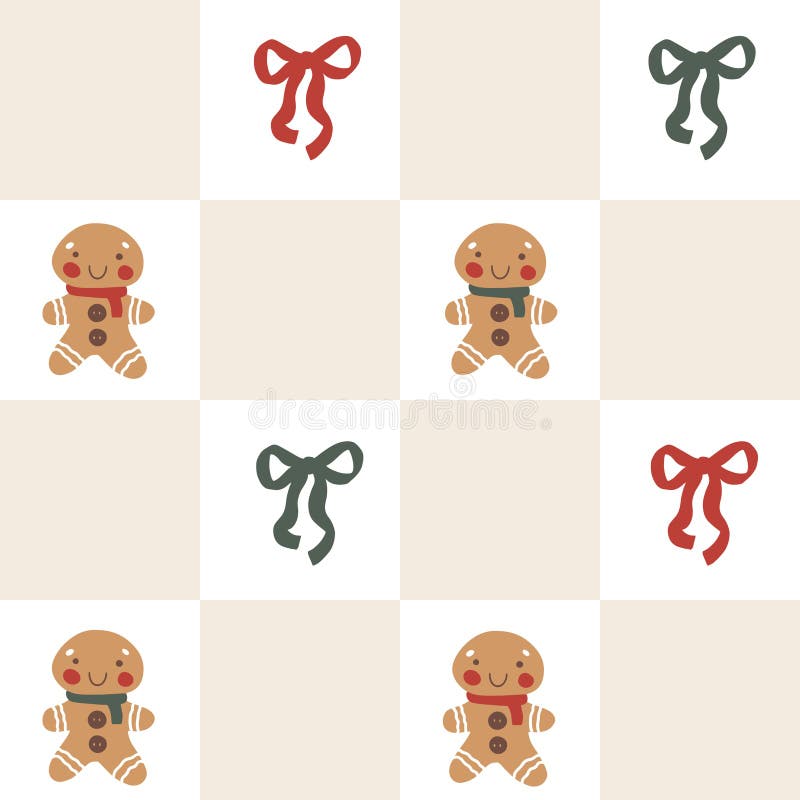 Seamless Vector Pattern with a Checkerboard Design in Pastel Colors ...