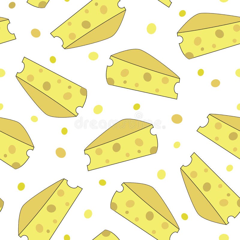 Dot Seamless Pattern. Cheese Texture Design For Background Stock Vector ...