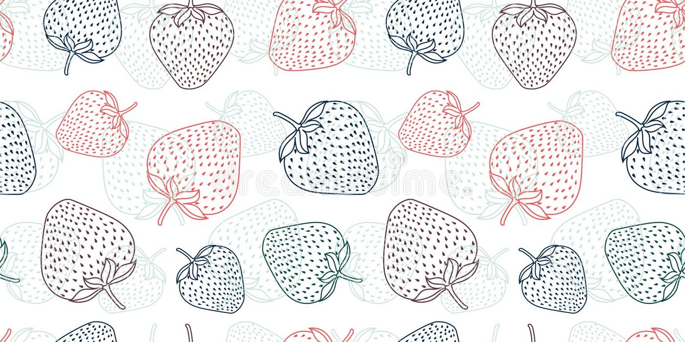 Strawberries Line Drawing Stock Illustrations – 2,770 Strawberries Line ...