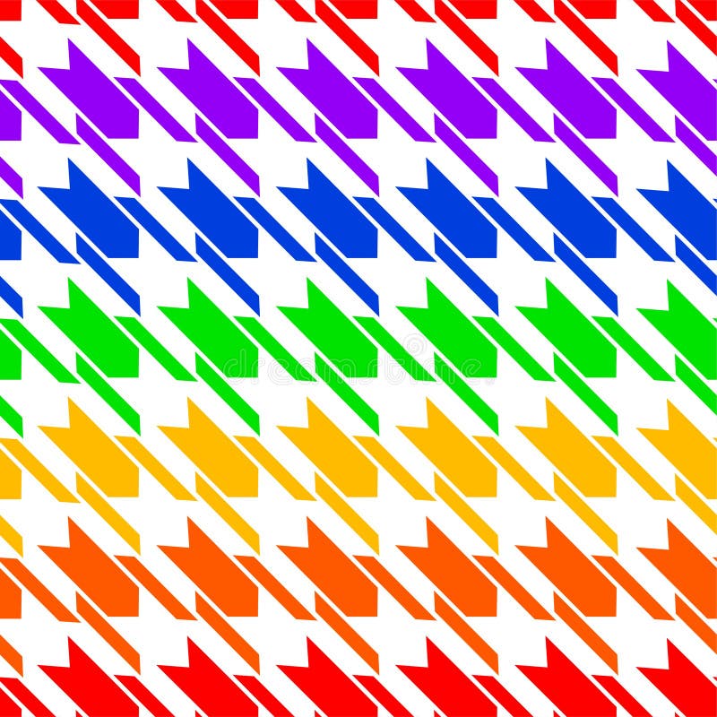 Houndstooth Seamless Pattern Colorful Stock Illustrations – 1,454 ...
