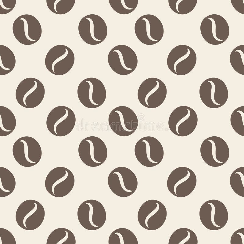 Decorative Seamless Coffee Bean Pattern Stock Illustrations – 2,101 Decorative Seamless Coffee ...