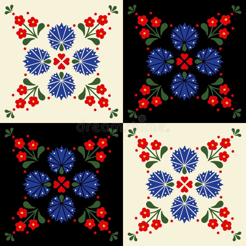 Folk Slovakia Ornament Stock Illustrations – 116 Folk Slovakia Ornament ...