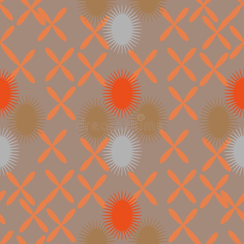 Seamless Vector Pattern of Graphic Geometric Spiky and Regular ...