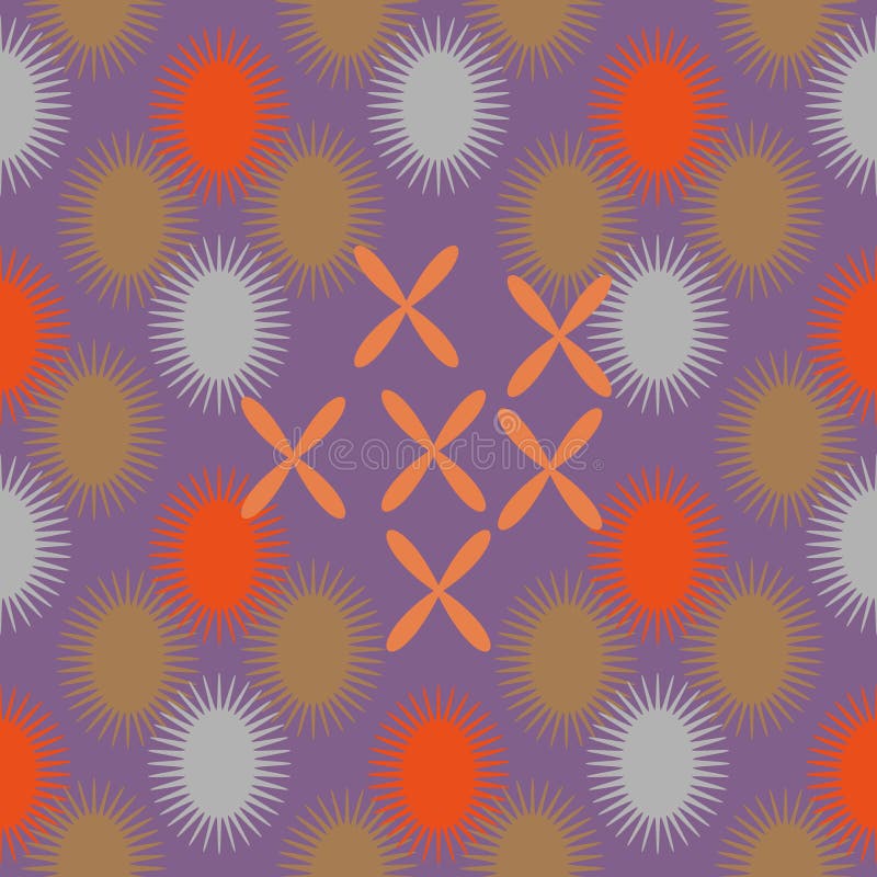 Seamless Vector Pattern of Graphic Geometric Spiky and Regular ...