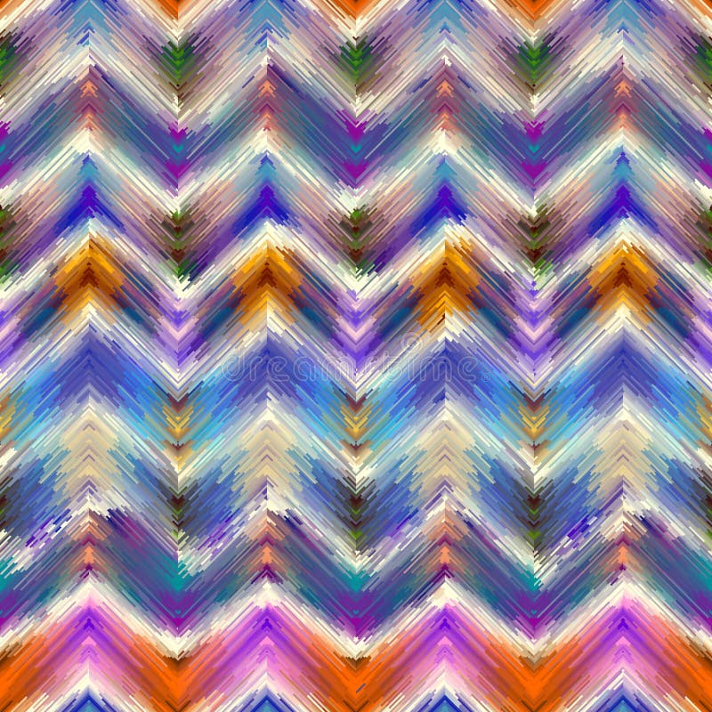 Grunge Chevron Pattern in Low Poly Style. Stock Vector - Illustration ...