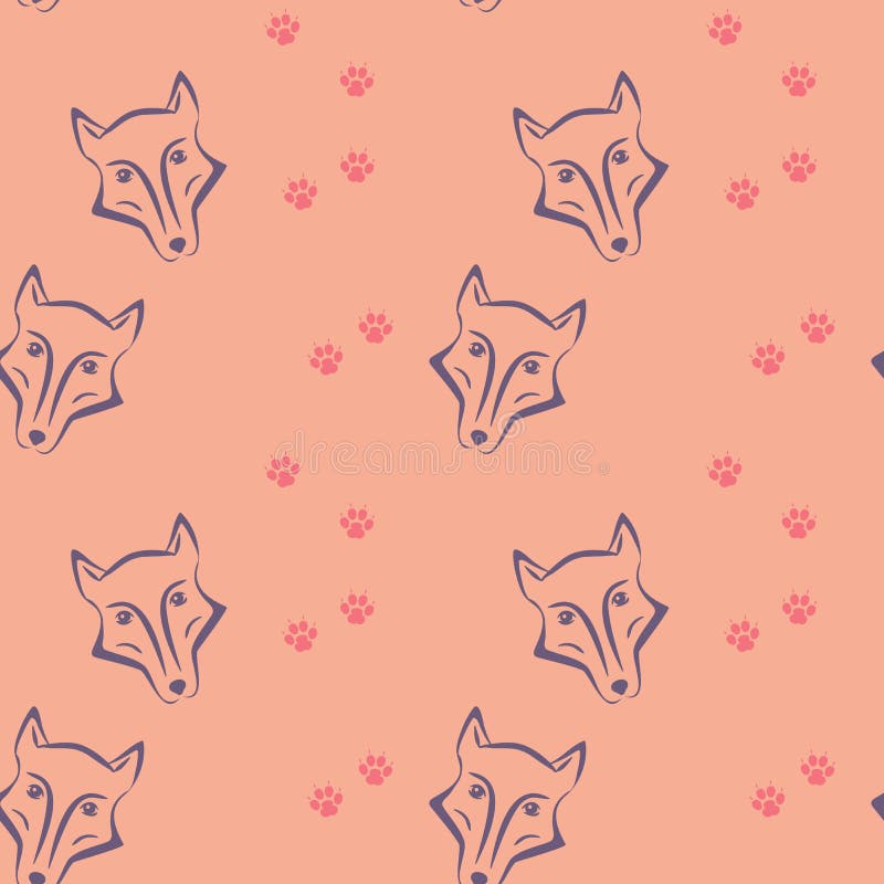 Seamless Vector Pattern with Hand Drawn Bones and Paws Stock ... Seamless Vector Pattern with Hand Drawn Bones and Paws Stock ...