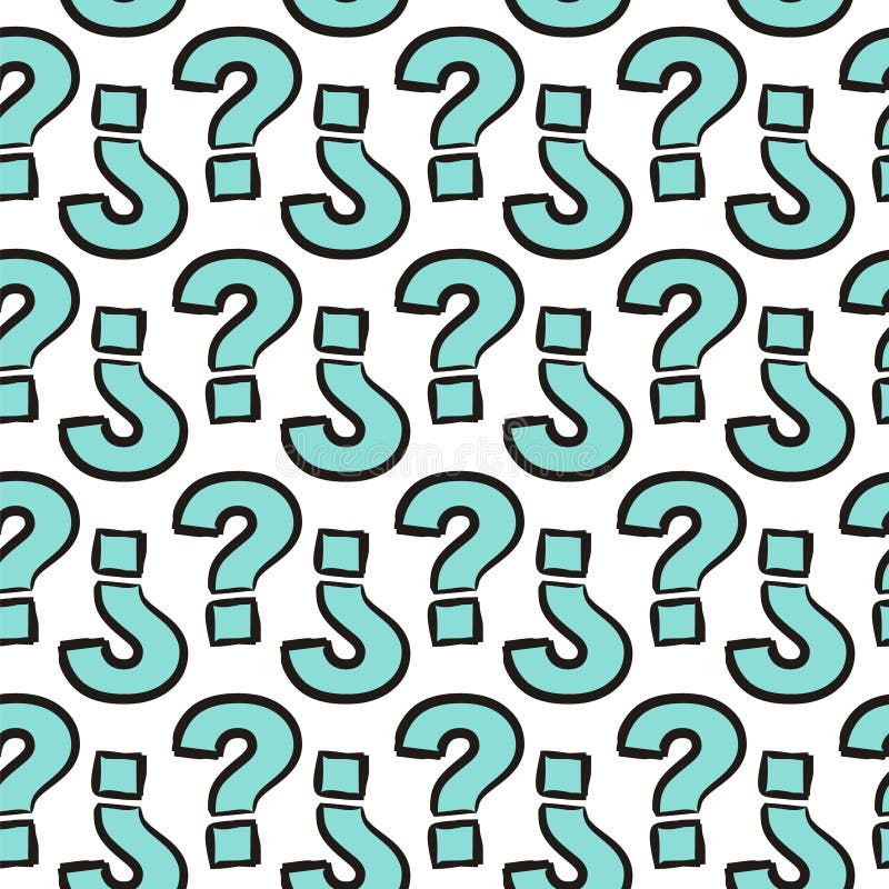 Seamless Vector Pattern of Hand Drawn Icons Stock Vector - Illustration ...