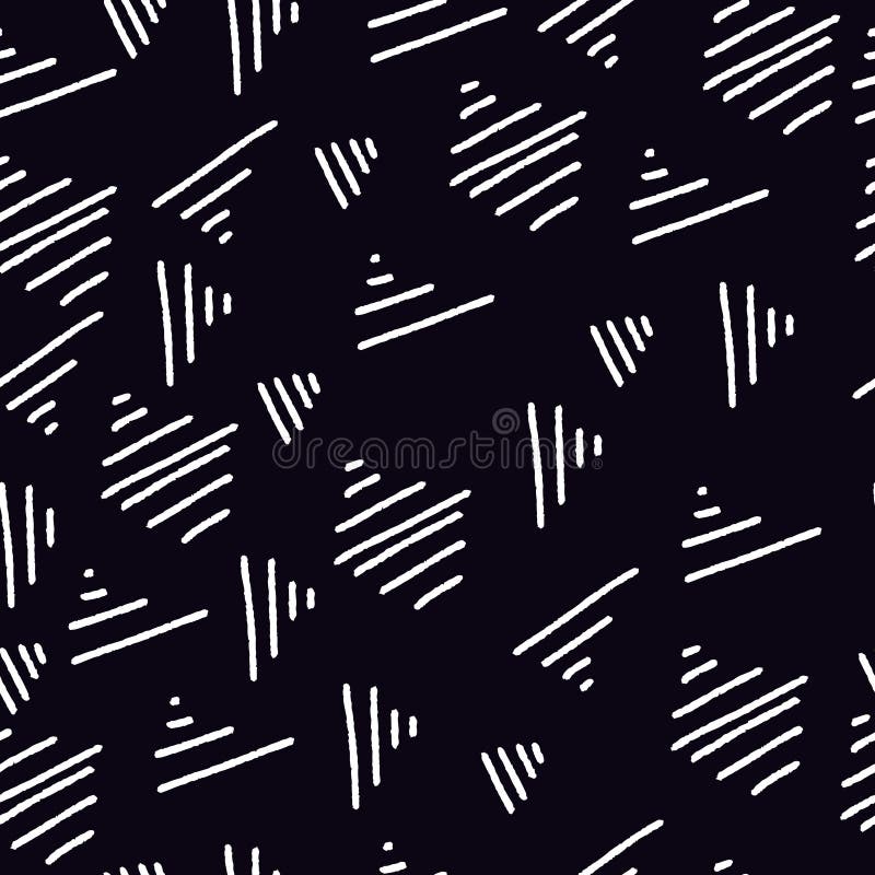 Vector Pattern with Hand Drawn Sketch Lines Stock Illustration ...