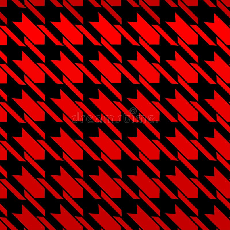 Seamless Vector Pattern - Popular Houndstooth Pattern with a Gradient ...