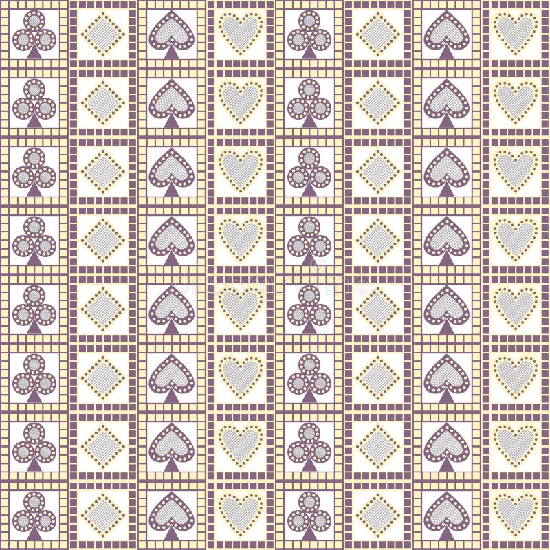 Repeating Playing Card Pattern Stock Illustrations – 147 Repeating ...