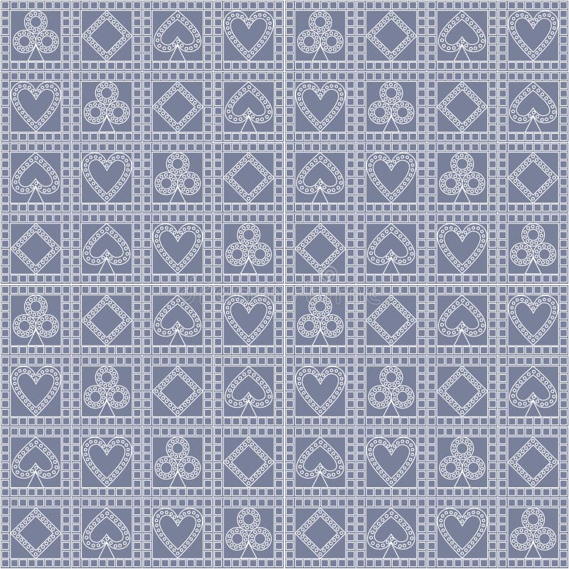 Card Suit Repeating Pattern Stock Illustrations – 296 Card Suit ...
