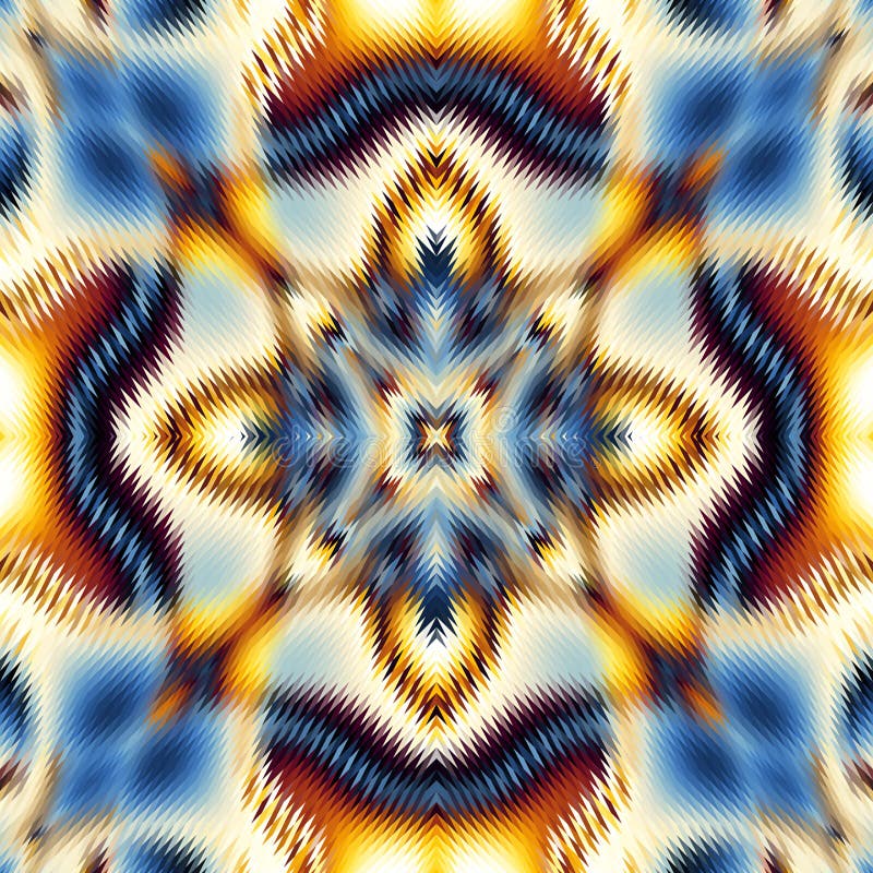 Seamless Vector Pattern. Imitation of Tribal Carpet Stock Vector ...