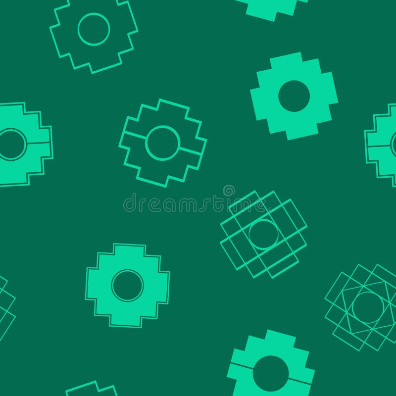 Seamless Vector Pattern with Inca Cross Chakana Stock Vector ...