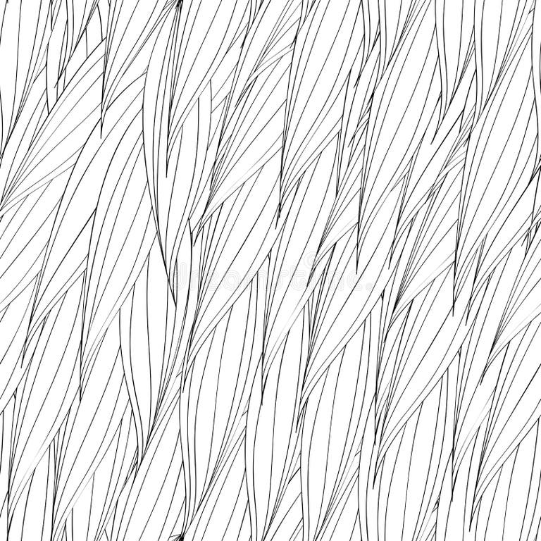 Seamless Vector Pattern of Interwoven Leaves. Stock Vector ...