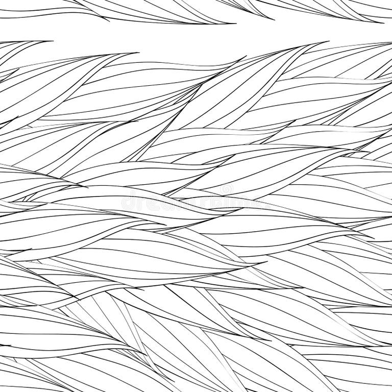 Seamless Vector Pattern of Interwoven Leaves. Stock Vector ...