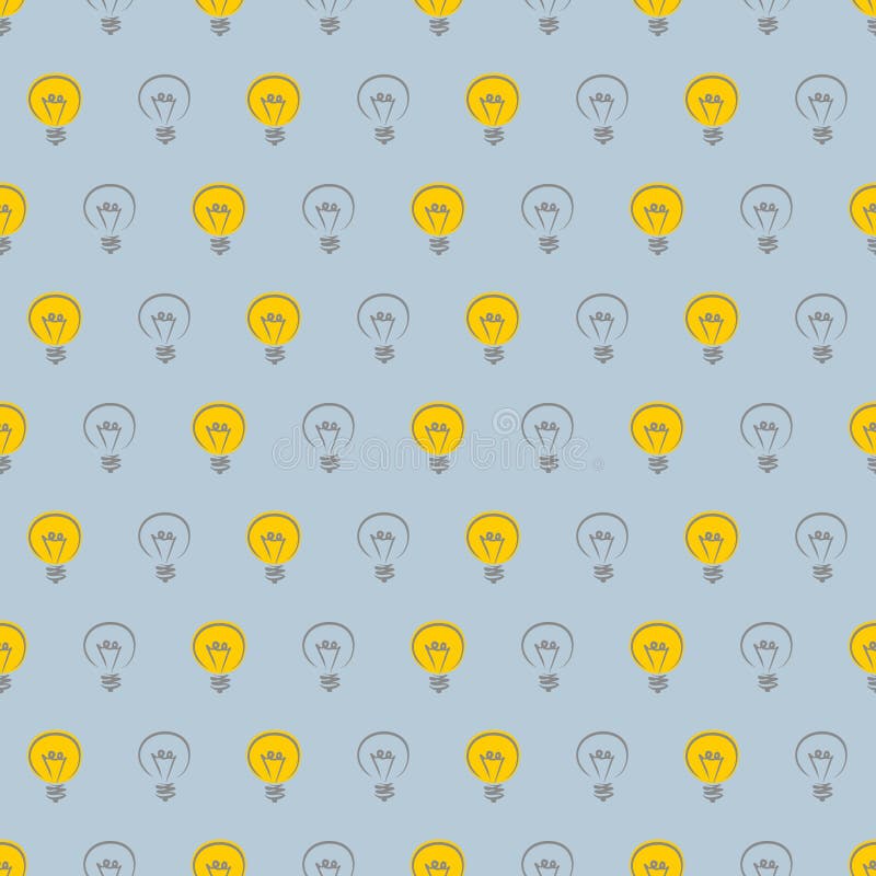 Light Bulbs Seamless Texture Stock Illustrations – 724 Light Bulbs ...