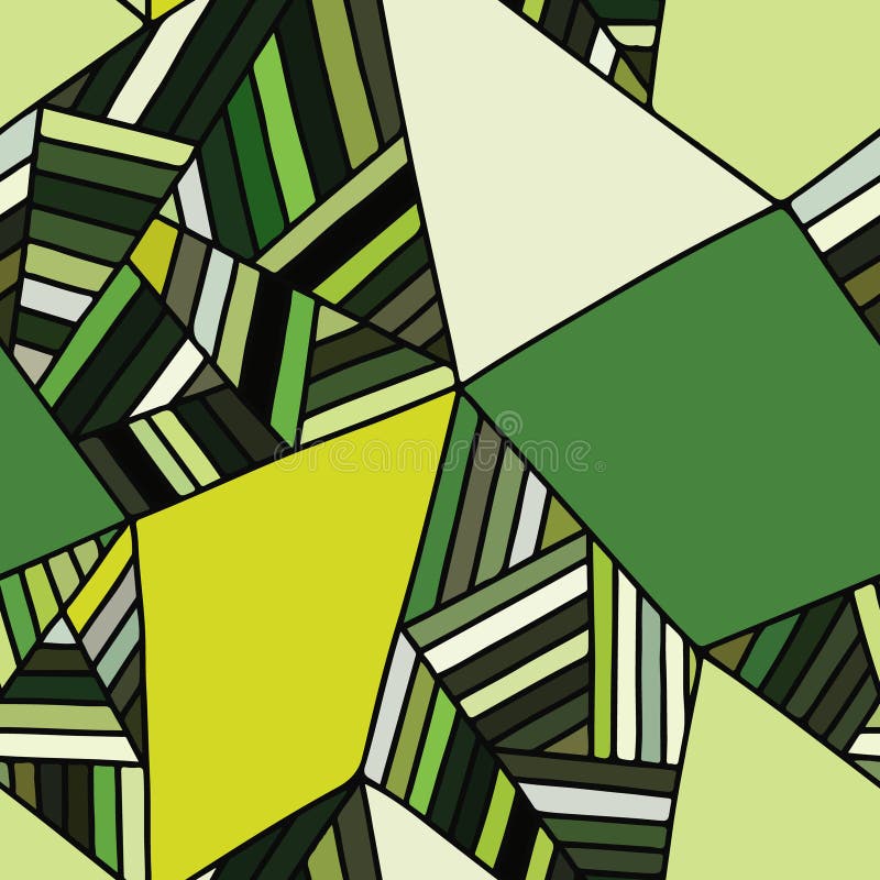 Seamless Vector Pattern, Lined Asymmetric Geometric Background with ... Seamless Vector Pattern, Lined Asymmetric Geometric Background with ...