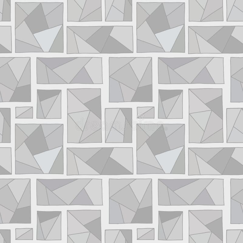Seamless Vector Pattern, Lined Asymmetric Geometric Background with ...