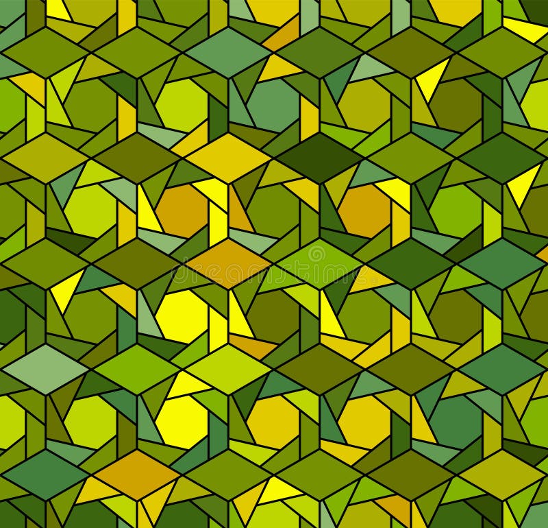 Seamless Vector Pattern, Modern Colors, Geometric Shapes. Stock Vector ...