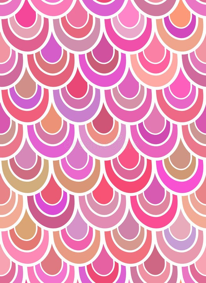 Pink Scales Texture. Fish Skin Abstract Texture Background. 3D ...