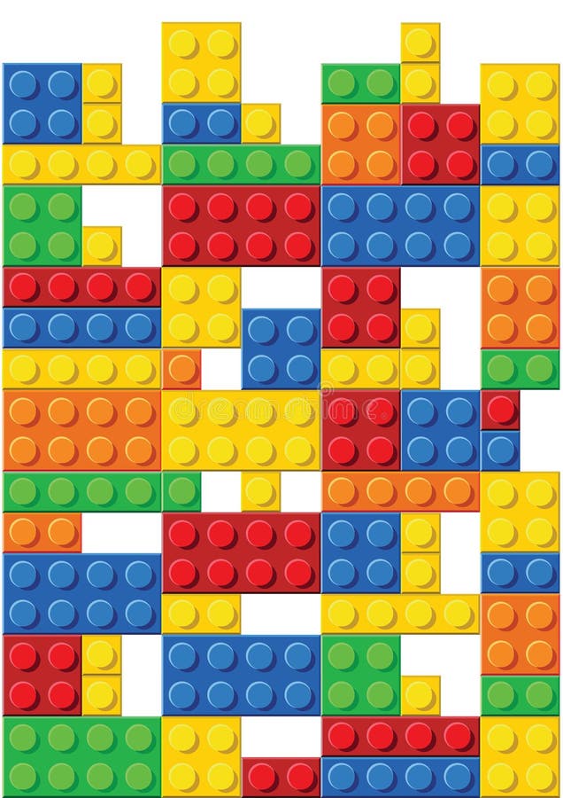 Seamless Vector Pattern of Plastic Parts Stock Vector - Illustration of ...