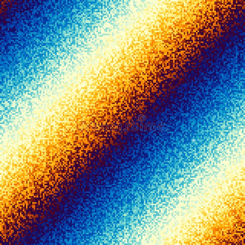 Pattern of a Random Small Dots. Seamless Dither Image Stock Vector ...