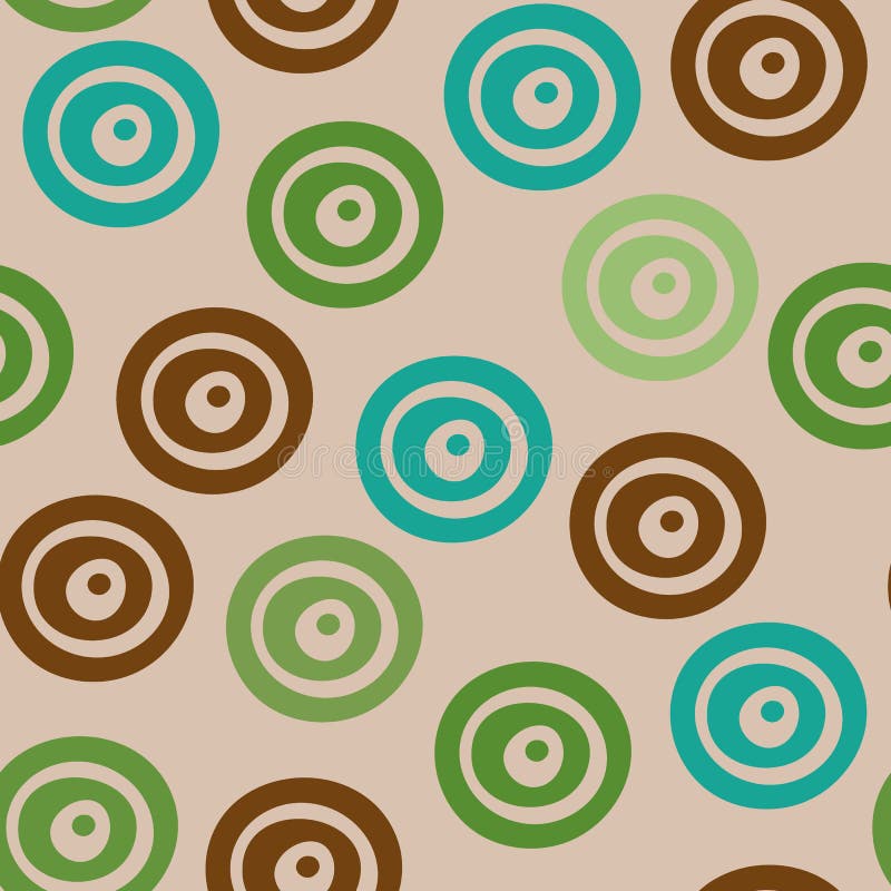 Seamless Vector Pattern with Round Colorful Checkers Pieces Stock ...