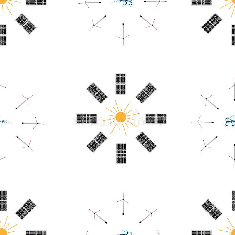 Seamless Solar Panel Texture Stock Photo - Image of energy, pattern ...
