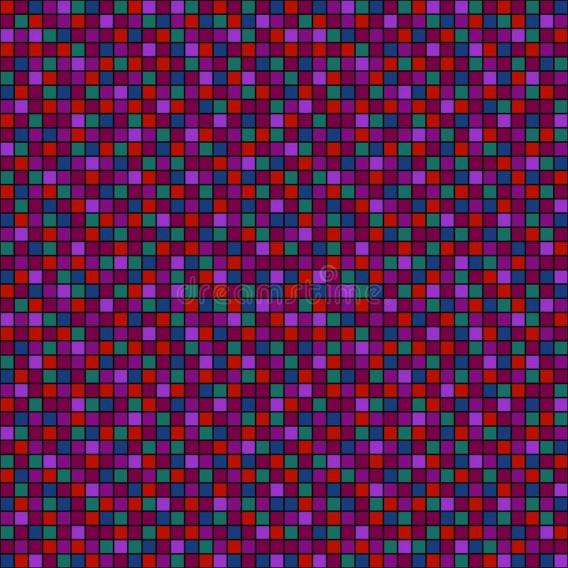 Seamless Vector Pattern with Squares. Simple Checkered Graphic Design ...