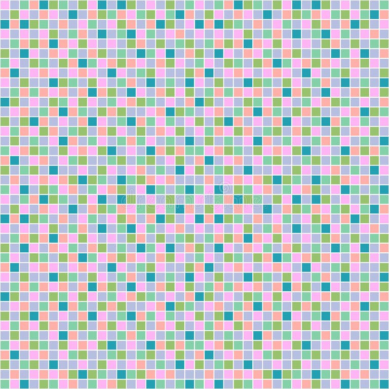 Seamless Vector Pattern with Squares. Simple Checkered Graphic Design ...