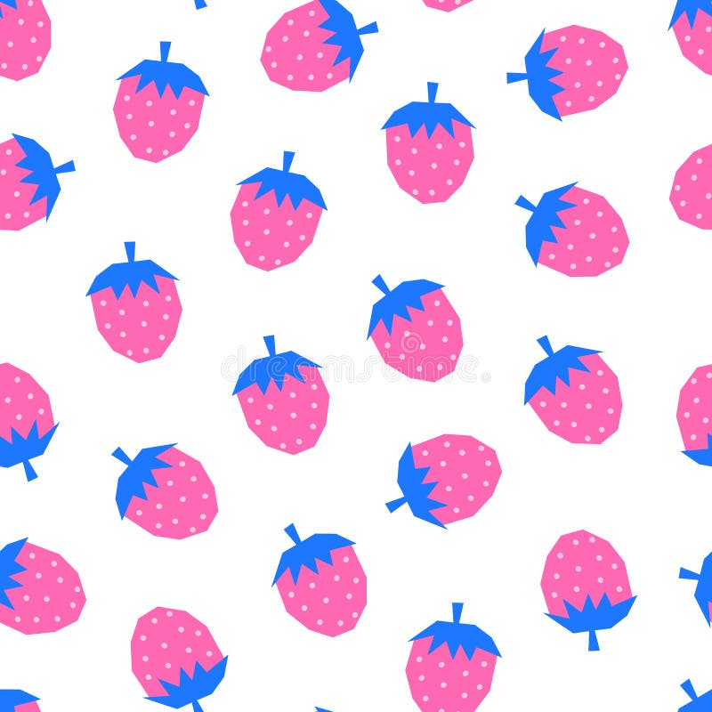 Pink Repeating Pattern Strawberry Stock Illustrations – 565 Pink ...