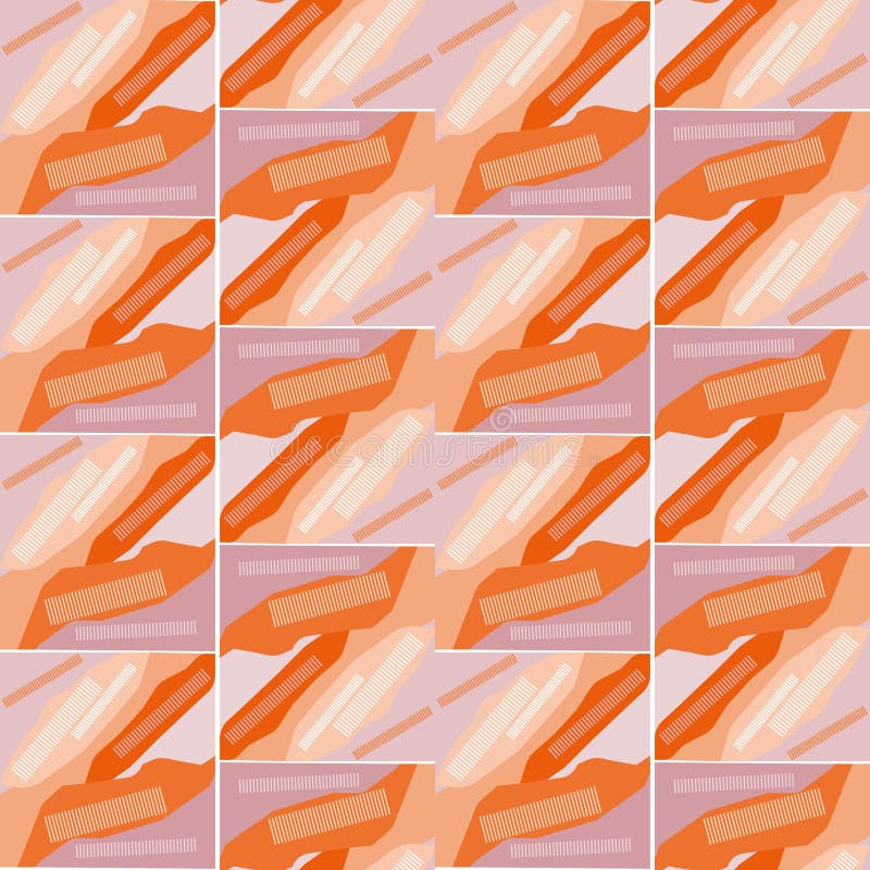 Seamless Vector Pattern with Stripes, Spots and Uniform Stripes in ...