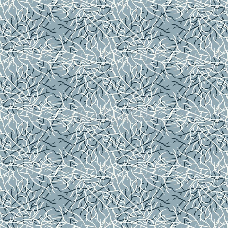 Seamless Vector Pattern with Tangled Branches Stock Vector ...