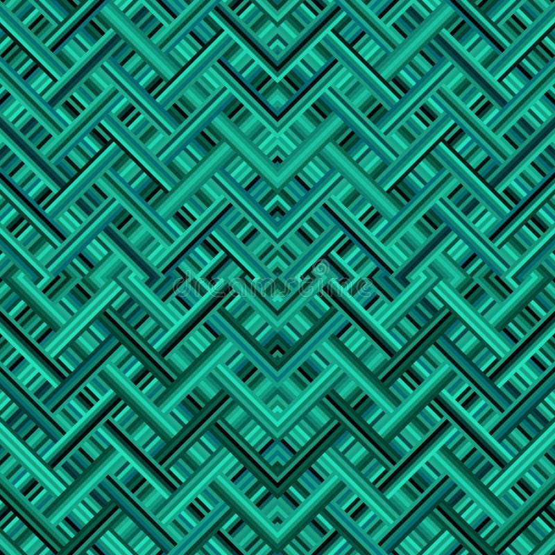 Seamless Vector Pattern. Tile Herringbone Geometric Pattern . Emerald ...
