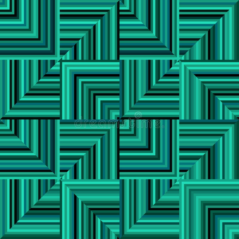 Seamless Vector Pattern. Tile Herringbone Geometric Pattern . Emerald ...