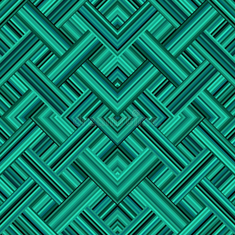 Seamless Vector Pattern. Tile Herringbone Geometric Pattern . Emerald ...