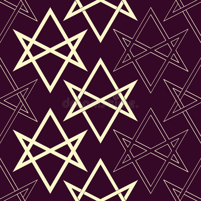 Hexagram pattern stock vector. Illustration of pattern - 13224264