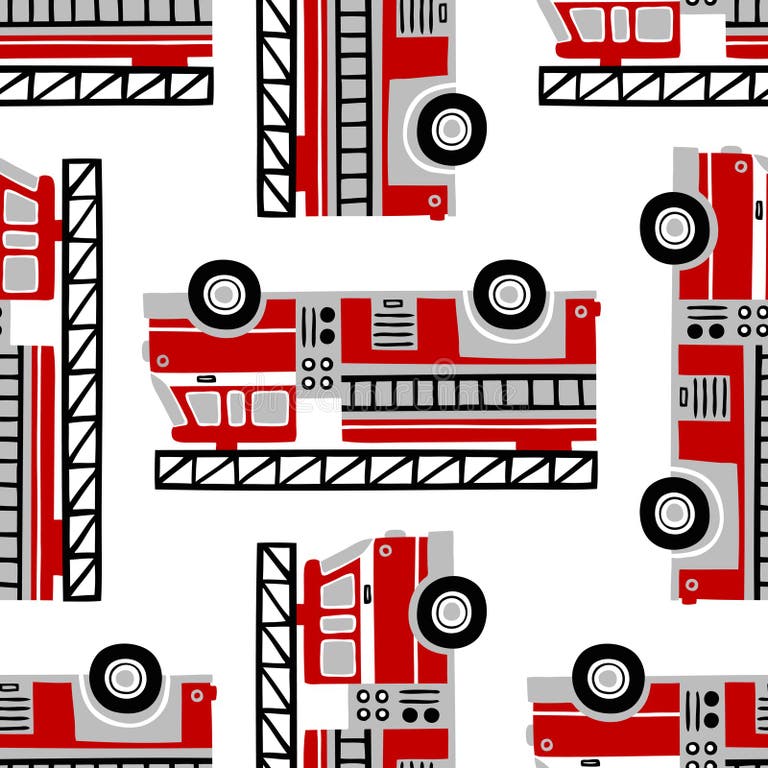 Fire Trucks Vector Stock Illustrations – 481 Fire Trucks Vector Stock ...