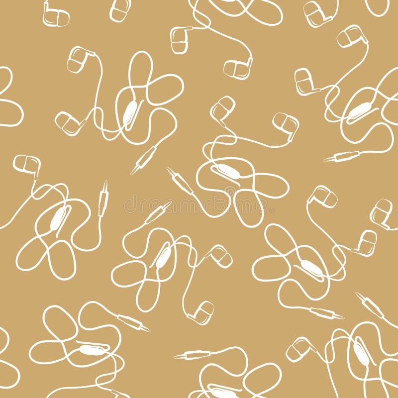 Wired Earphones Stock Illustrations – 319 Wired Earphones Stock ...