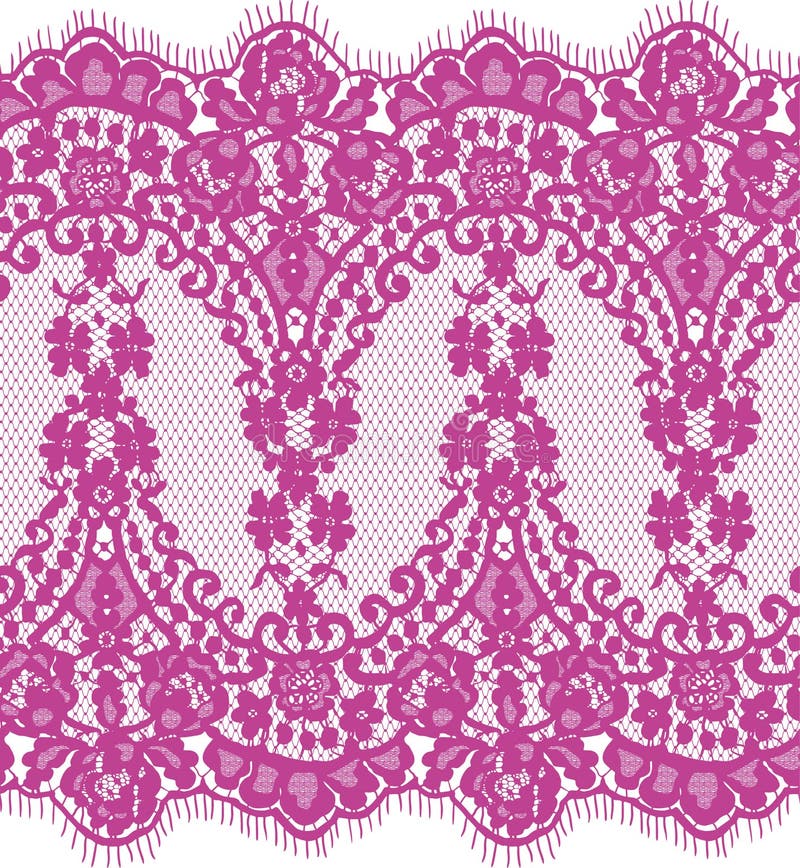 Vector Pink Detailed Lace Pattern Stock Illustrations – 299 Vector Pink ...