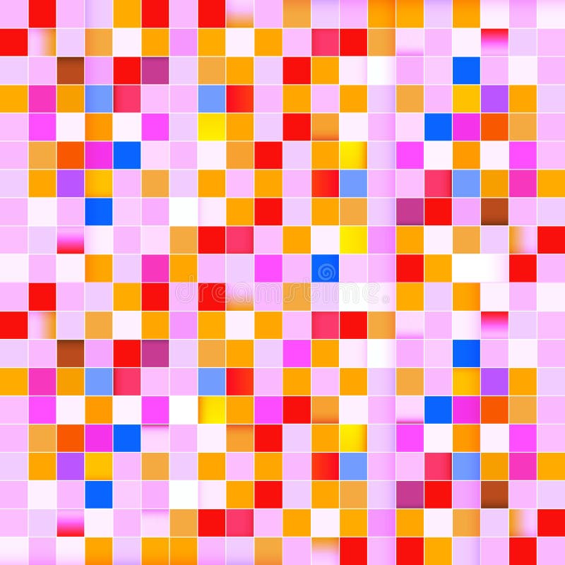 Seamless Vector Retro Pink Squares Background Stock Vector ... Seamless Vector Retro Pink Squares Background Stock Vector ...