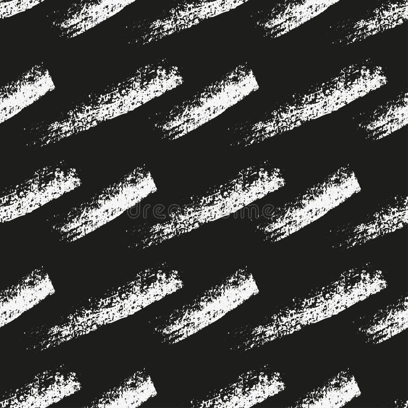 Seamless Vector Scandi Chalk Pattern. Stock Illustration - Illustration ...