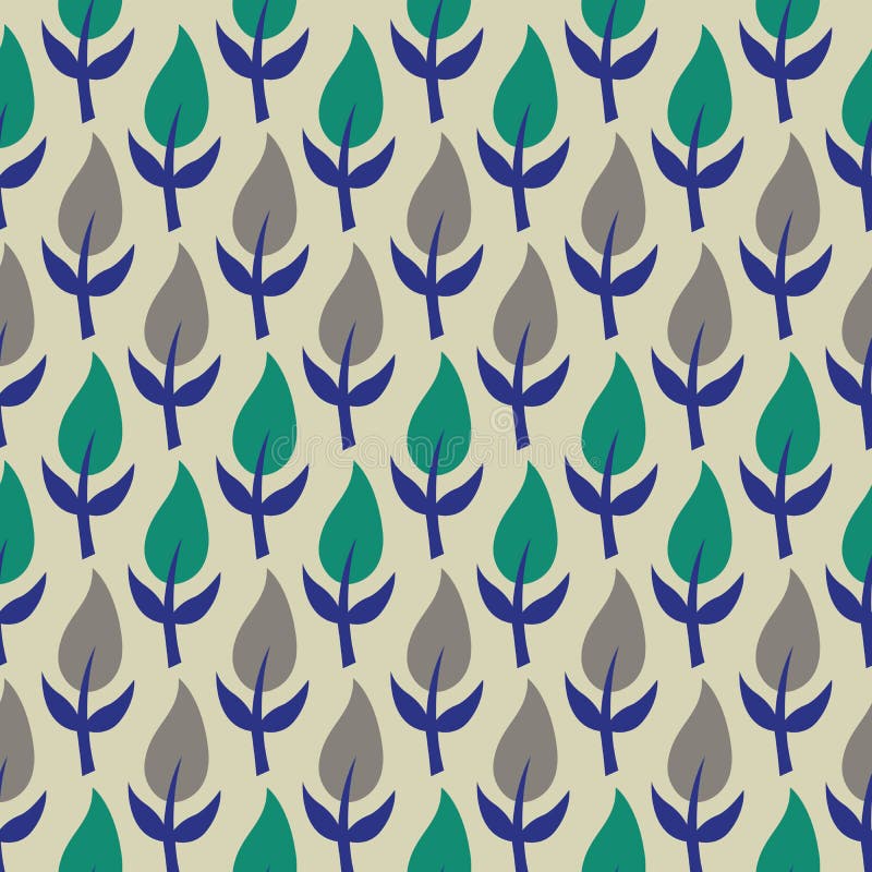 Set of Simple Ornamental Floral Designs Stock Vector - Illustration of ...