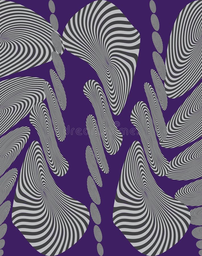 Seamless Vector Spiral Color Pattern or Texture Stock Vector ...
