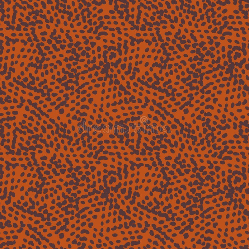 Seamless Vector Textural Pattern with Abstact Shapes Formed with Spots ...