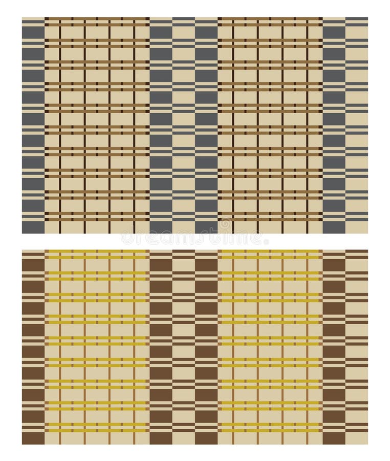 Seamless Vector Texture of Bamboo Curtain or Thatched Table Mat. Stock ...