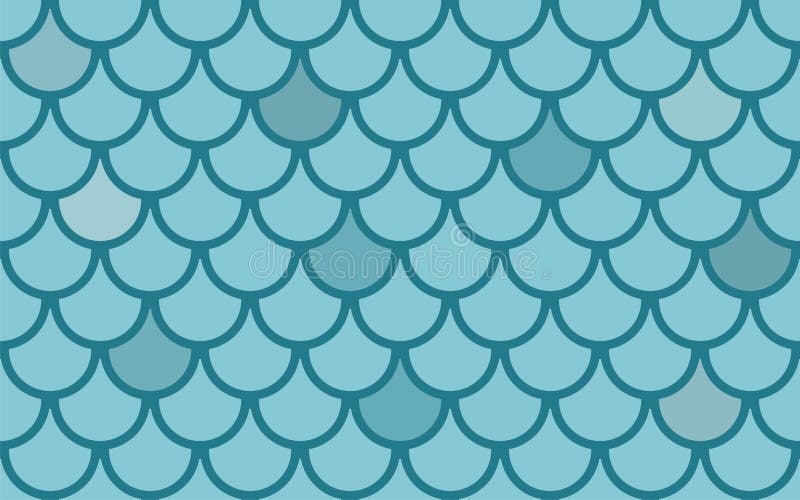 Seamless Vector Texture with Fish Scales Stock Vector - Illustration of ...