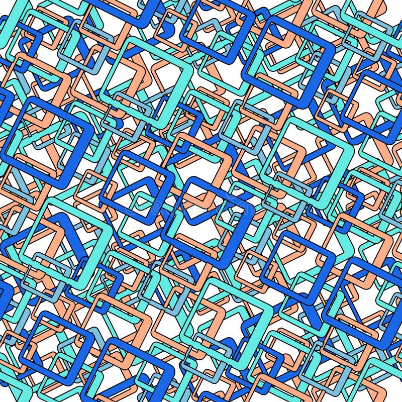 Seamless rectangle pattern stock vector. Illustration of seamless ...