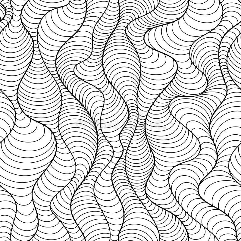 Seamless Vector Texture of Smooth Vertical Lines in the Form of Waves ...